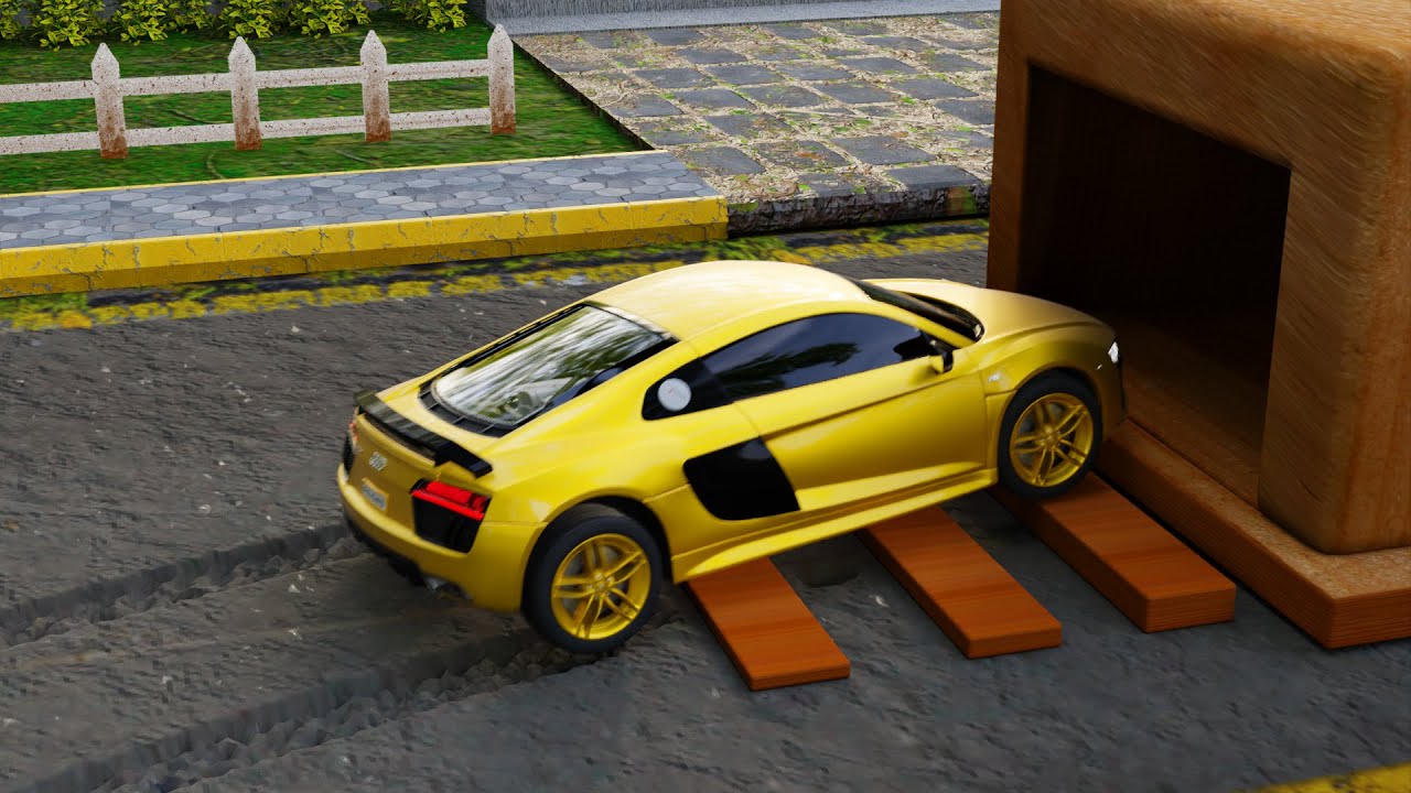 Car Wood Chipping Animation - Blender - YouTube