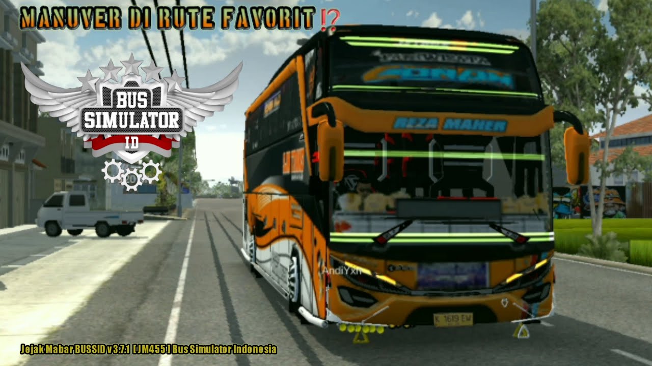 manuver BUSSID di rute favorit⁉️ Bus Simulator Indonesia #updatebussid ...