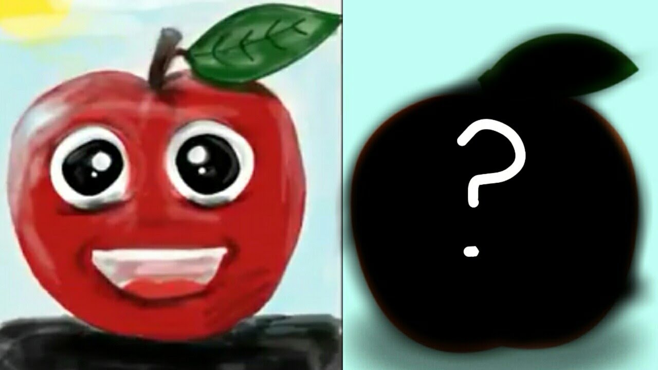 I drew an APPLE (redrawing my Old "APPLE") - YouTube