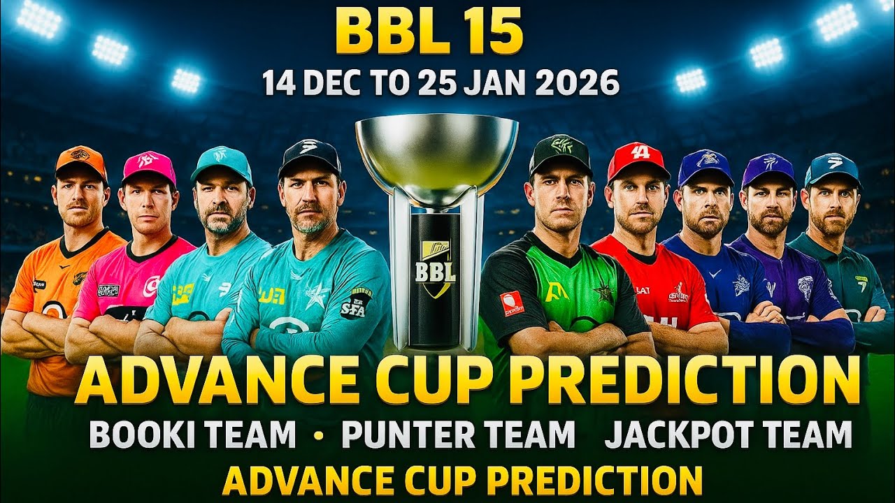 BIG BASE LEAGUE 2025-26 | BBL 15 FULL LEAGUE PREDICTION | CUP WINNER ...