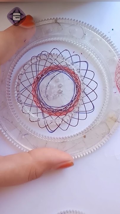 Calming Spirograph Waves: Artistic Rhythm Meets Relaxing Ambiance - YouTube