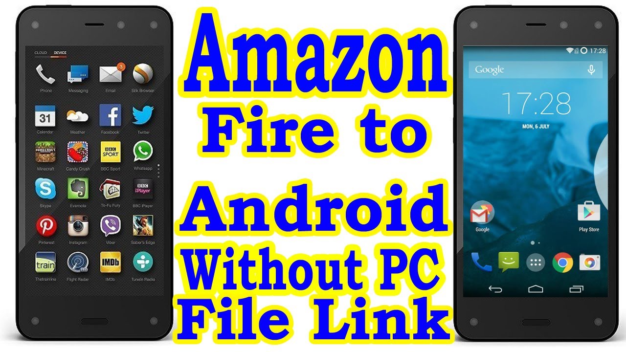 Amazon Fire To Android Without PC | How To Install Android on Amazon ...