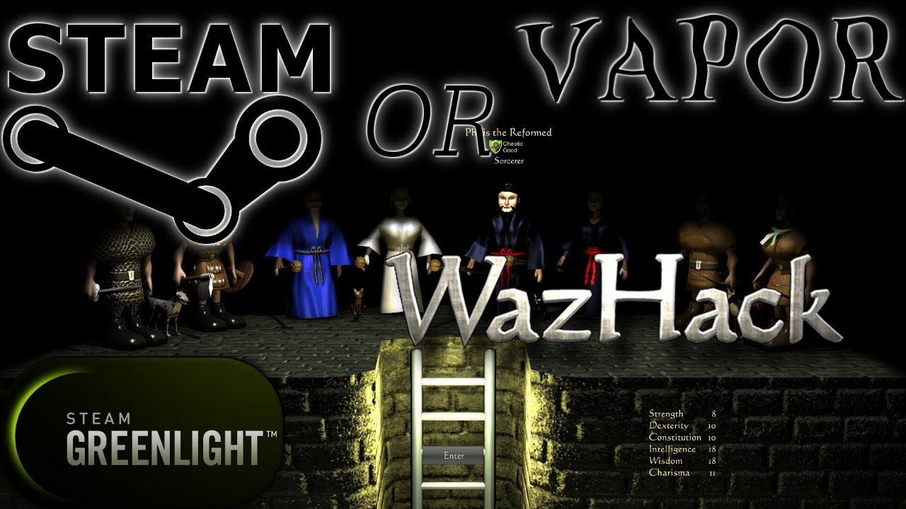 Steam or Vapor - WazHack - YouTube