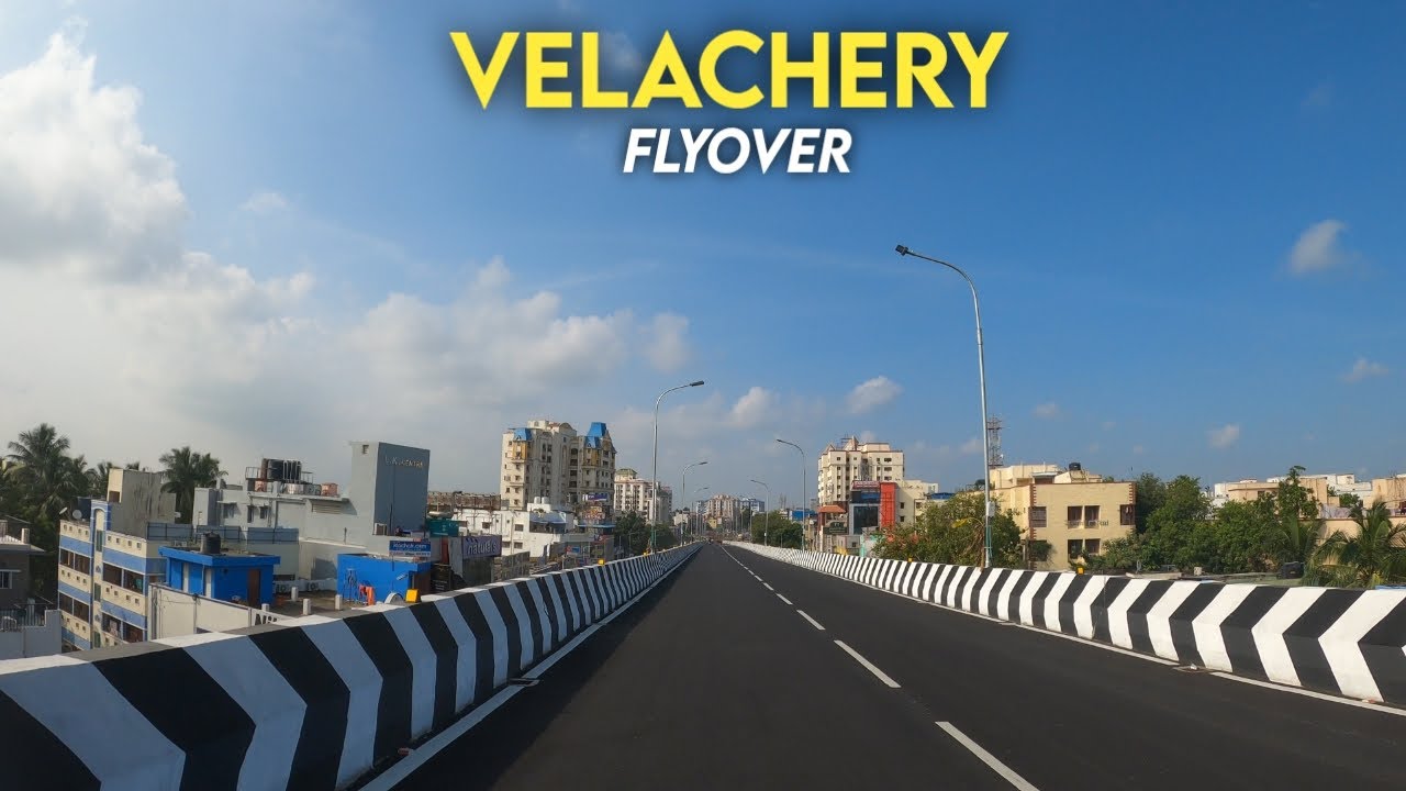 Chennai 4K | Velachery Flyover | New Flyover in Chennai | First Arm of ...