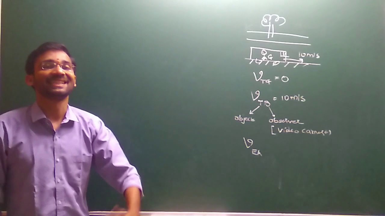 11-MOTION In A STRAIGHT LINE: Relative velocity - YouTube