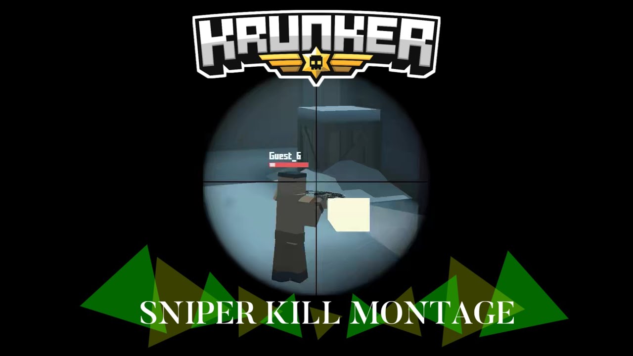 KRUNKER SNIPER KILL MONTAGE #4 - YouTube
