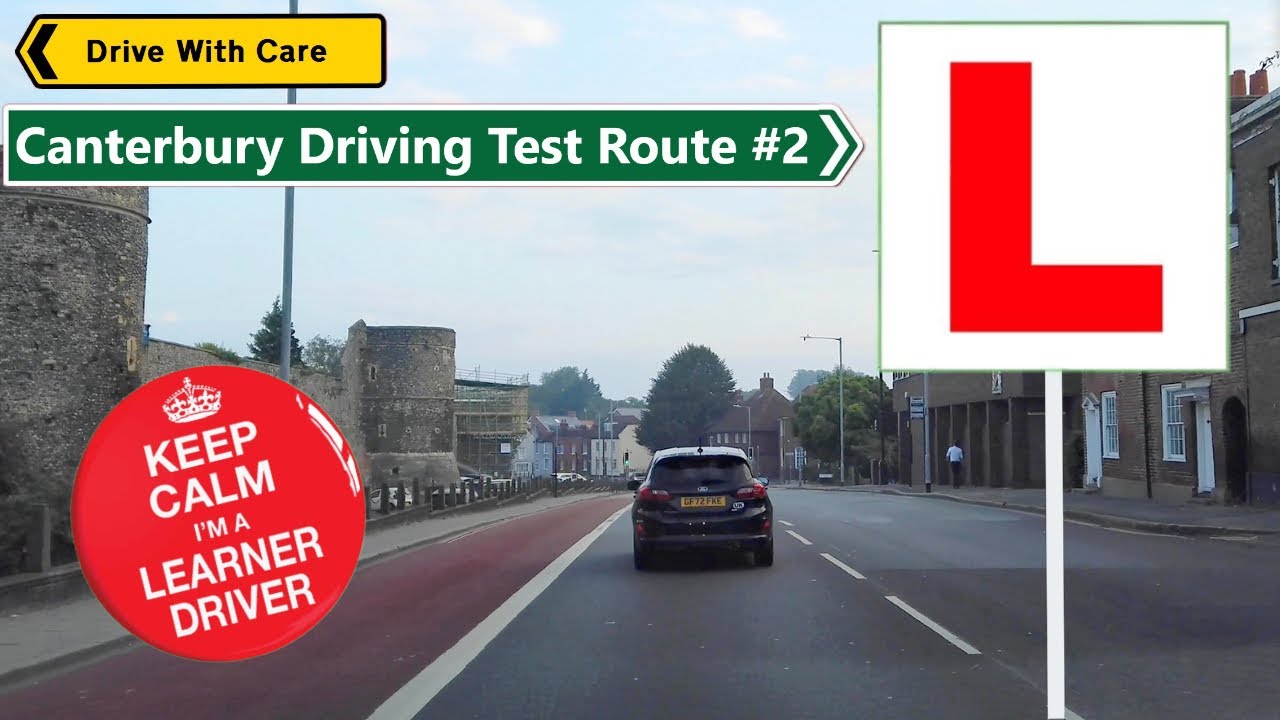 Canterbury Driving Test Route #2 - YouTube