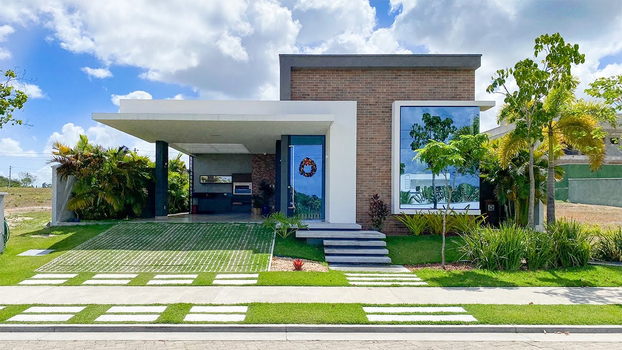 Casa plana 231 m2 em condomínio à venda, Alphaville Ceará 2 - YouTube