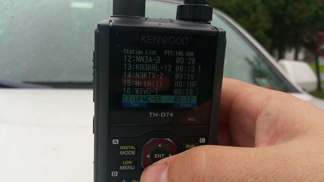 TH-D74 Outdoor demo - YouTube