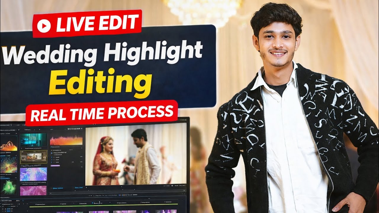 Live Wedding Highlight Editing | Real Time Editing Process | Free ...