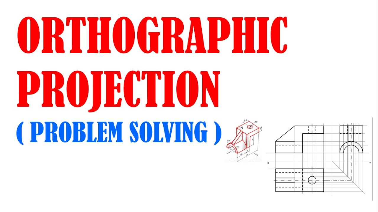 Orthographic Projection (Problem Solving) #engineering # ...