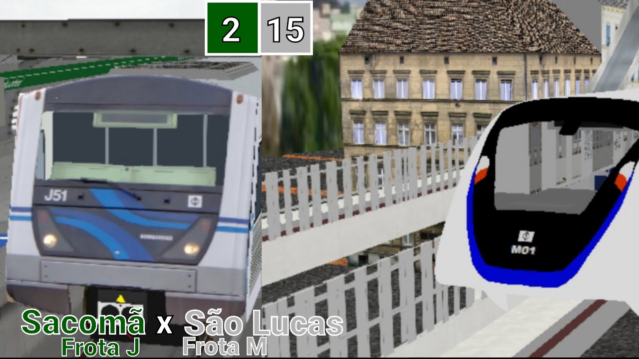 Sacomã x São Lucas frota J e Frota M | Hmmsim 2 CPTM - YouTube