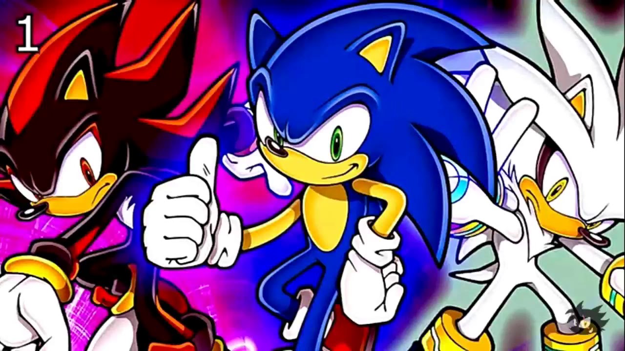 Sonic shadow y silver Sonic forces fist bump - YouTube