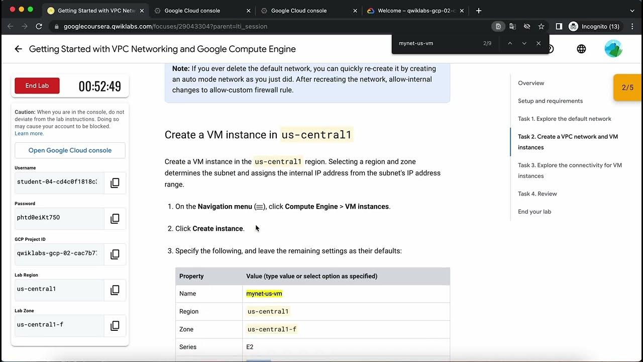 Getting Started with VPC Networking and Google Compute Engine - YouTube