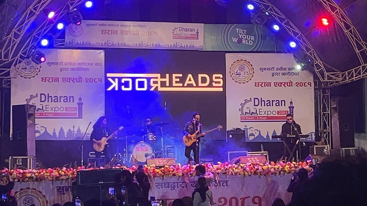 Hajar Janma- Rockheads Live at Dharan Expo 2081 - YouTube