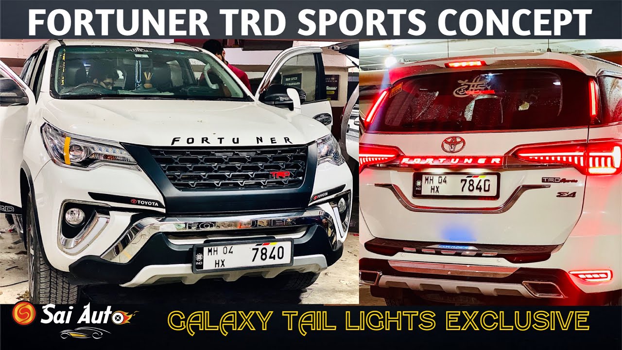 Toyota Fortuner 2020 Modified with TRD SPORTS CONCEPT...!!📞9820187037📞 ...