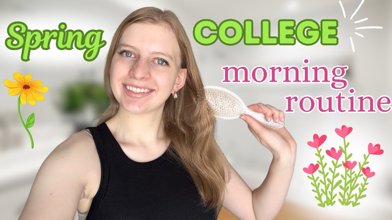 My Spring College Morning Routine! - YouTube