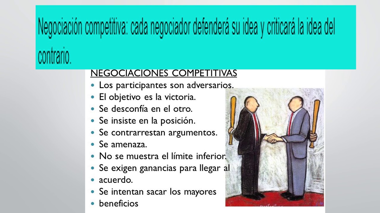 TÉCNICA DE NEGOCIACIÓN COMPETITIVA - YouTube