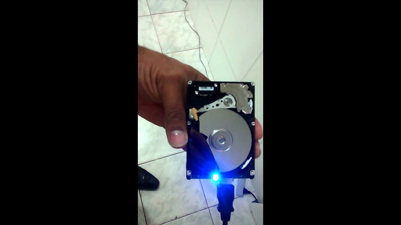 HD externo Samsung aberto e em funcionamento. - YouTube