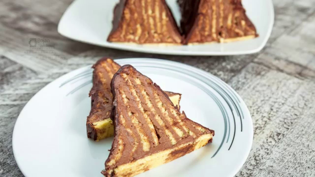 Piramida torta - Pyramid chocolate cake recipe - Bebina kuhinja ...