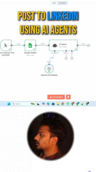 Create Your Own n8n Ai Agent | LinkedIn Auto Post N8N Tutorial - YouTube