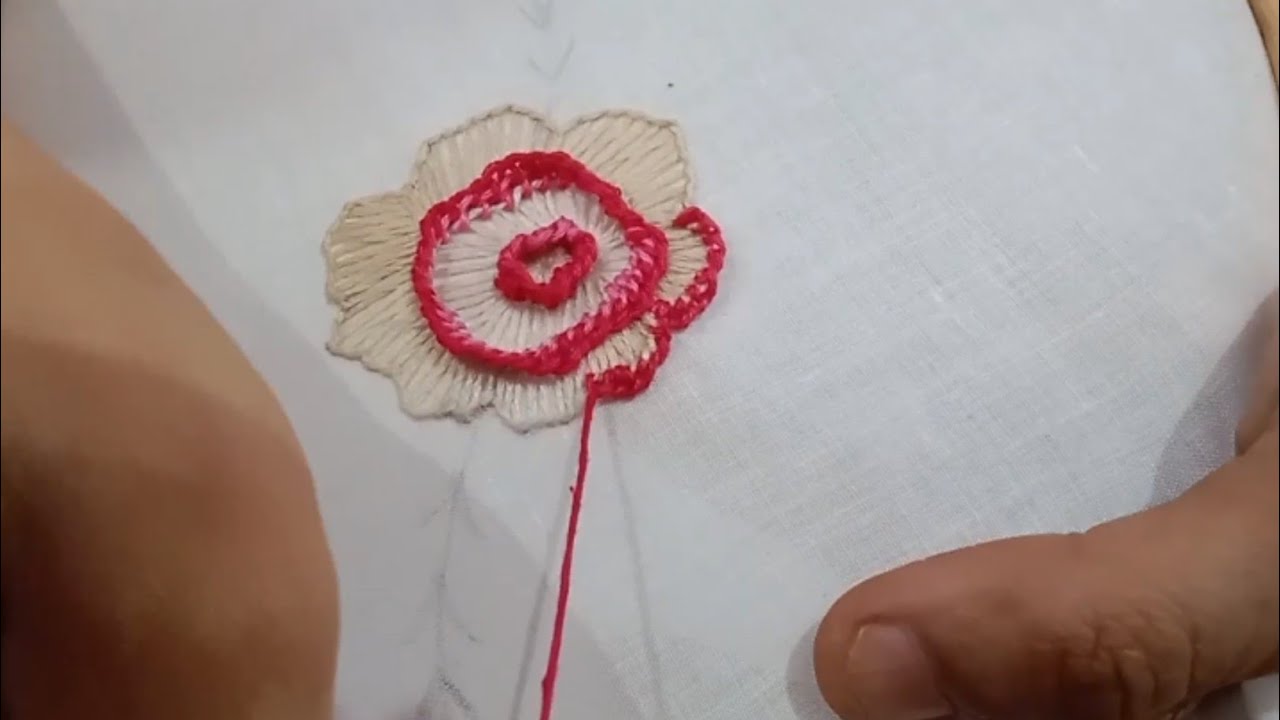 superb gorgeous flower design tutorial|Embroidery Flower Stitching By ...