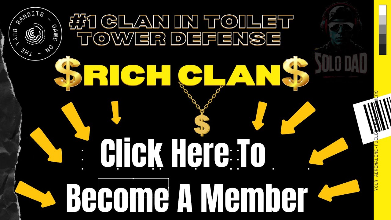 How To Get Into The Number 1 Clan - $ RICH $ - In Toilet Tower Defense ...