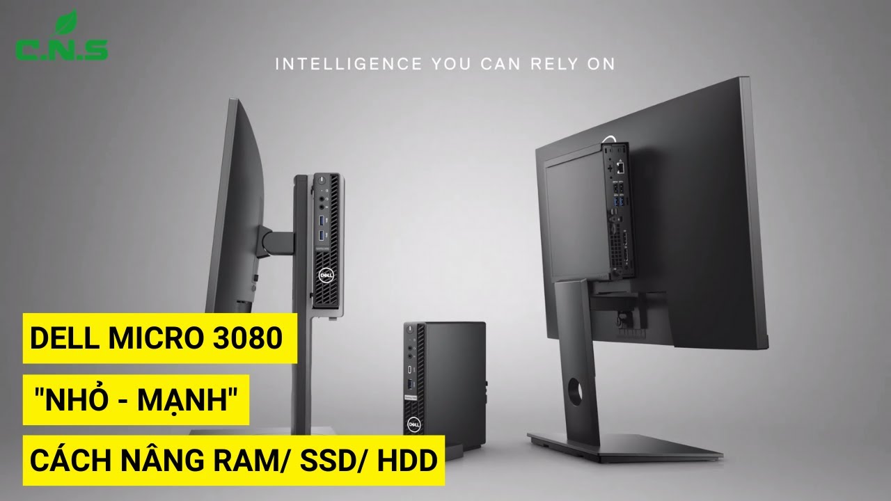 Hướng dẫn nâng cấp ổ cứng SSD và RAM Dell Optiplex 3080 Micro - upgrade ...