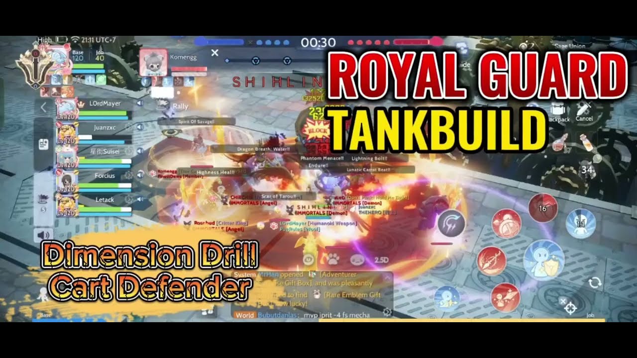 ROO Dimension Drill | Tank Build Royal Guard | Cart Defender - YouTube