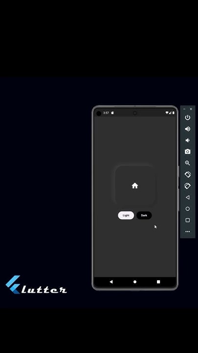 Neumorphism flutter design | dark and light mode #appdevelopment #codeeveryday # ...