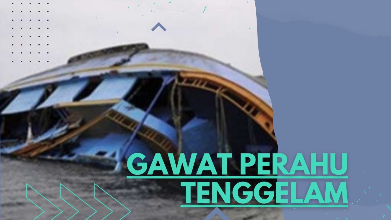 PERAHU WISATA TENGGELAM DI PANTAI BAROS ANYER.. DETIK DETIK KAPAL KENA ...