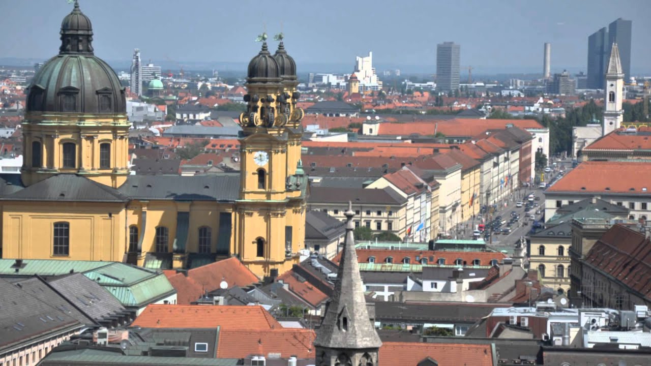 Мюнхен-столица Баварии (Германия). Munich (city in Germany). - YouTube