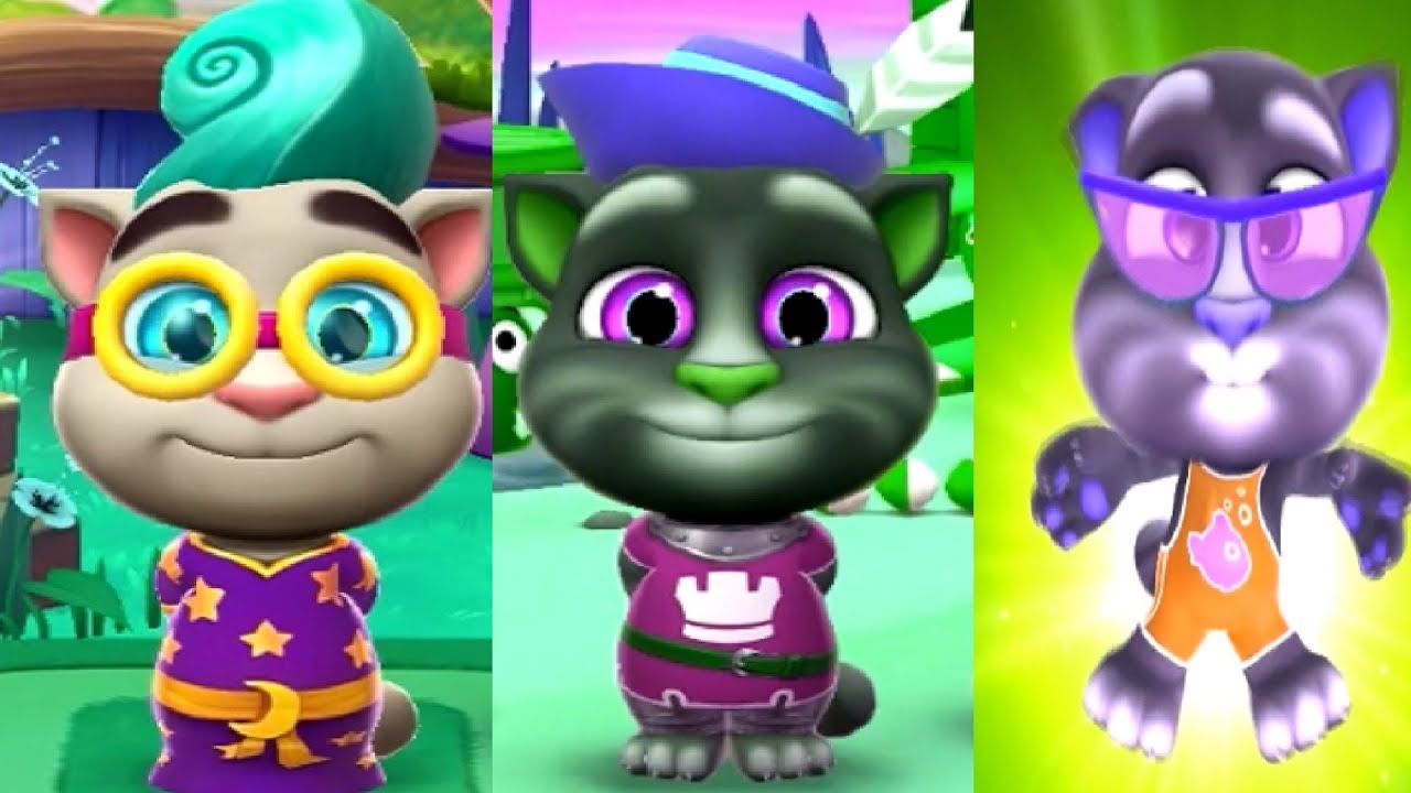Learn Colors with Talking Tom 2 Colours for Kids Children Toddlers Baby ...