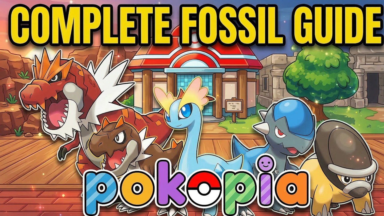 Pokémon Pokopia Complete Fossil Guide – All Fossil Locations - YouTube