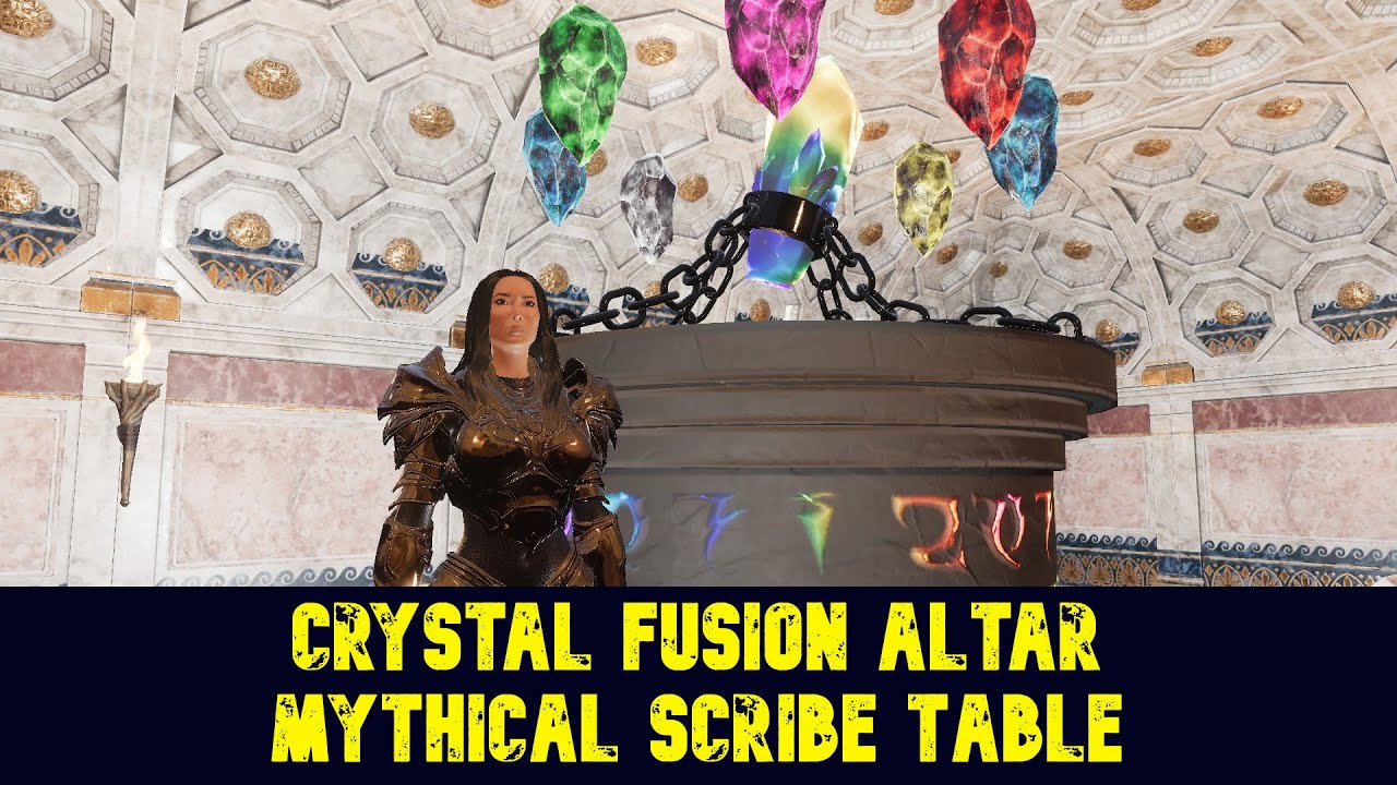 Conan Exiles - Valkirian Arsenal & More - Crystal Fusion Altar e Scribe ...