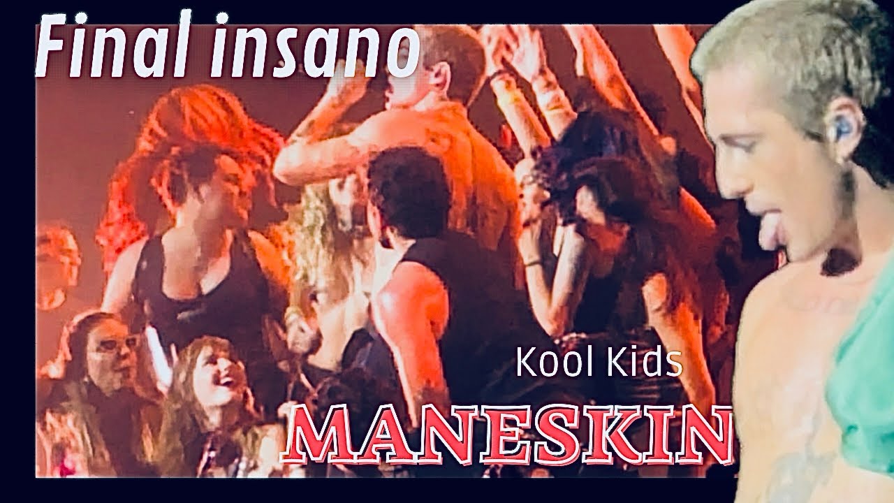 Maneskin Kool Kids show Brasil - YouTube