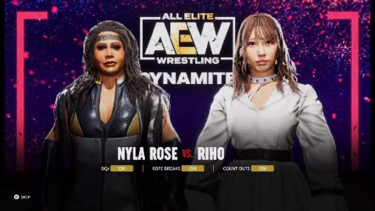 AEW Fight Forever-Nyla Rose vs. Riho (Dynamite). - YouTube