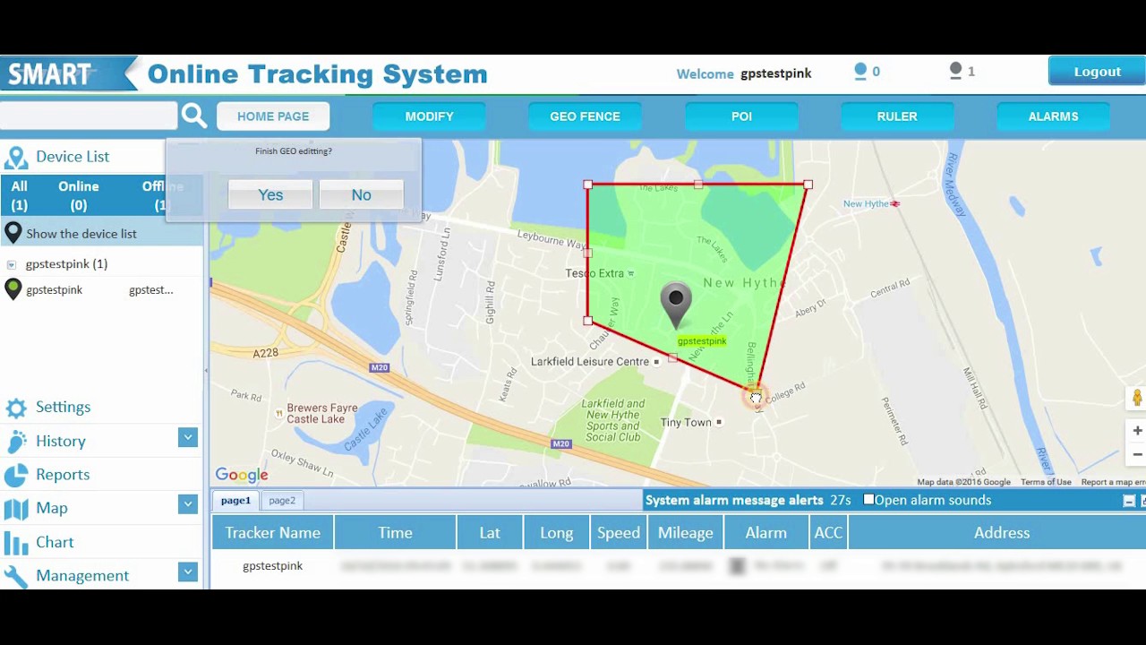 smart tracking platform set up with Asta GPS Trackers - YouTube