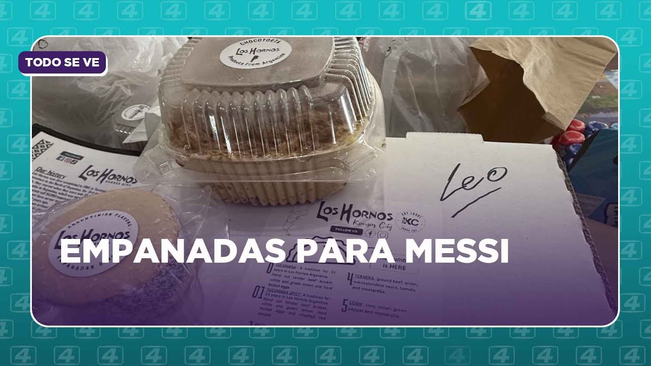 ¡Mandó empanadas para Lio Messi! y fue furor - YouTube