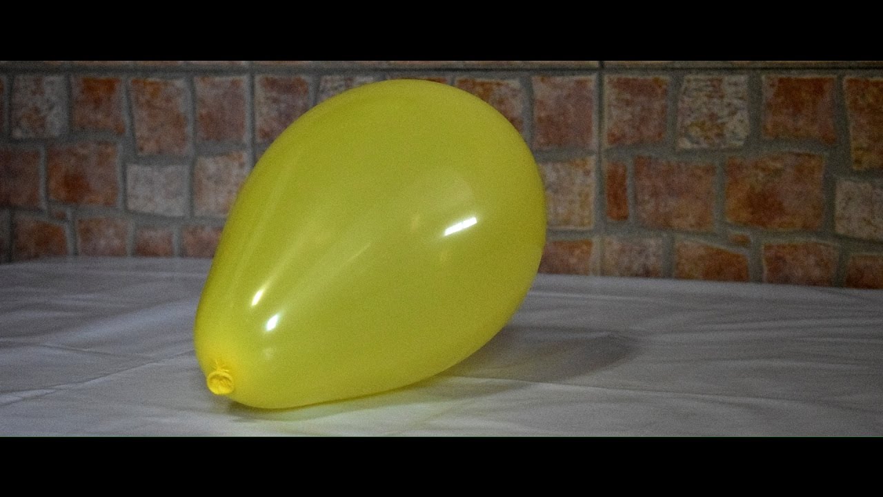 EXPLOTAR UN GLOBO CON UNA NARANJA | Experimento Explicado - YouTube