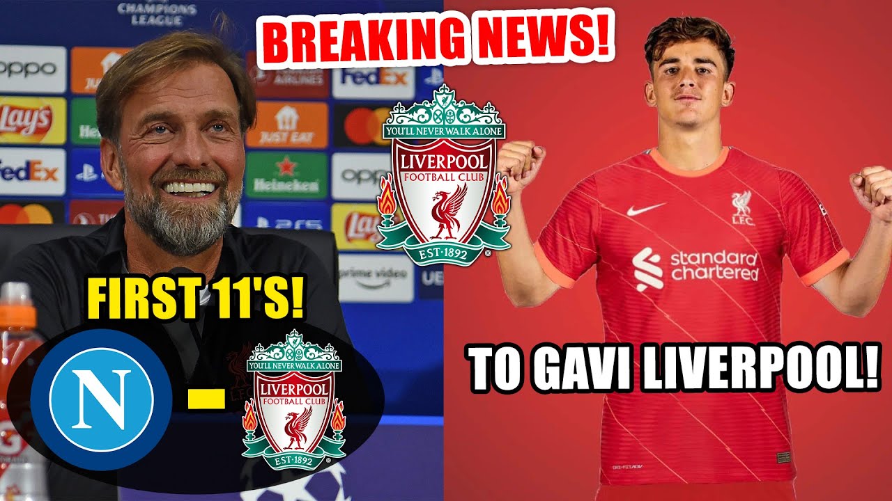 BREAKING NEWS! Napoli - Liverpool First 11's! Surprise Staff from Klopp ...