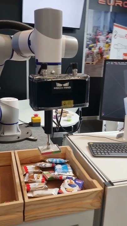 Dobot Bin picking #cobot #ai #tech - YouTube