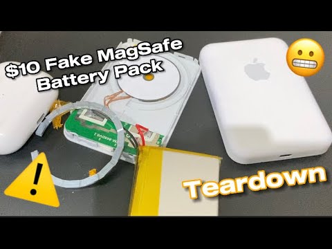 Fake iPhone MagSafe Battery Pack Teardown! - YouTube