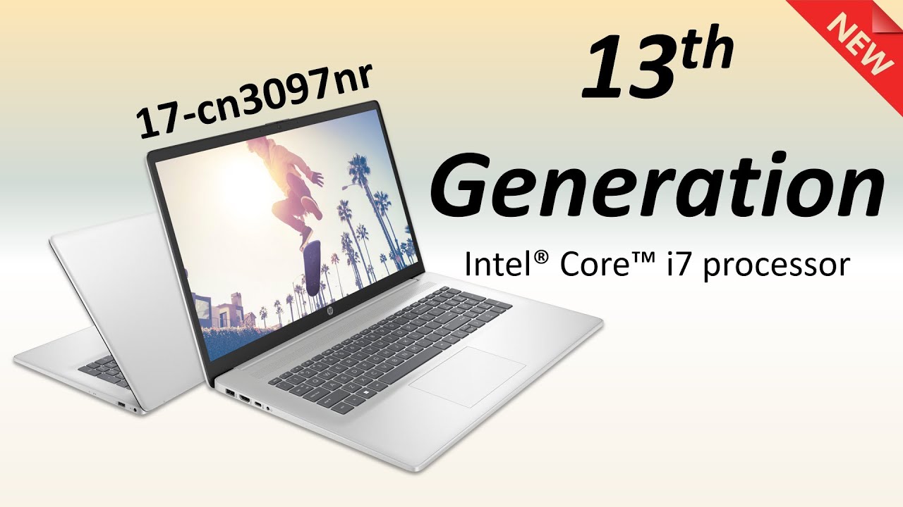 HP 17-cn3097nr Laptop, 13th Generation Intel® Core™ i7 processor with ...