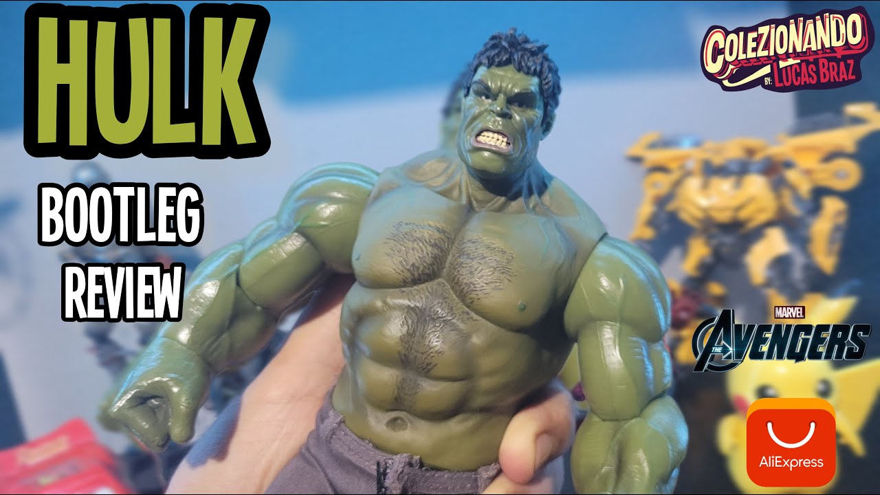 HULK Hot Toys BARATO BOOTLEG 25CM do Aliexpress I Review BR - YouTube