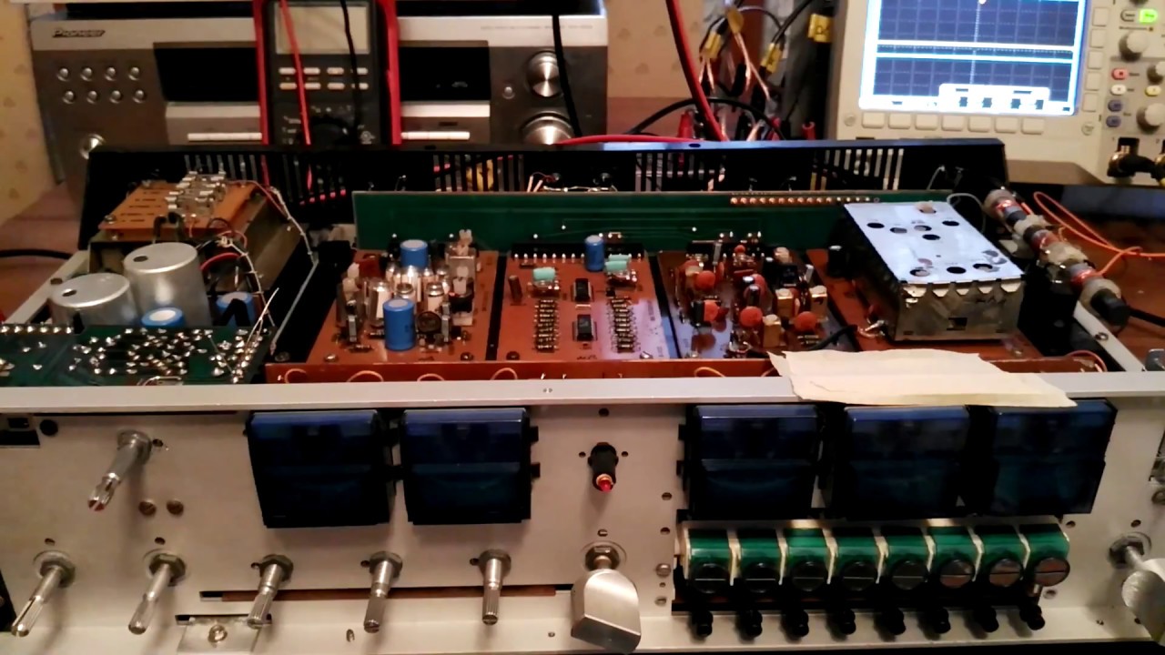 (#8) Radmor 5100, testy potencjometru głośności i liniowości ...