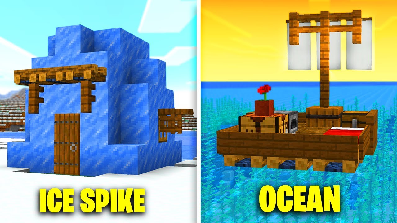 3 PROSTE BAZY NA START w MINECRAFT 1.18! - YouTube