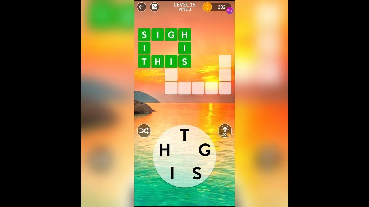 Wordscapes Level 15 Pine 3 Answers YouTube wordscapes-level-15-pine-3-answers-youtube