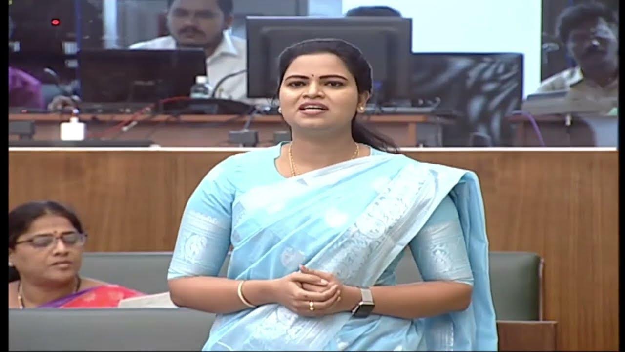 YSRCP MLA Vidadala Rajini Speech - AP Assembly - ys Jagan - Cinema Garage - YouTube