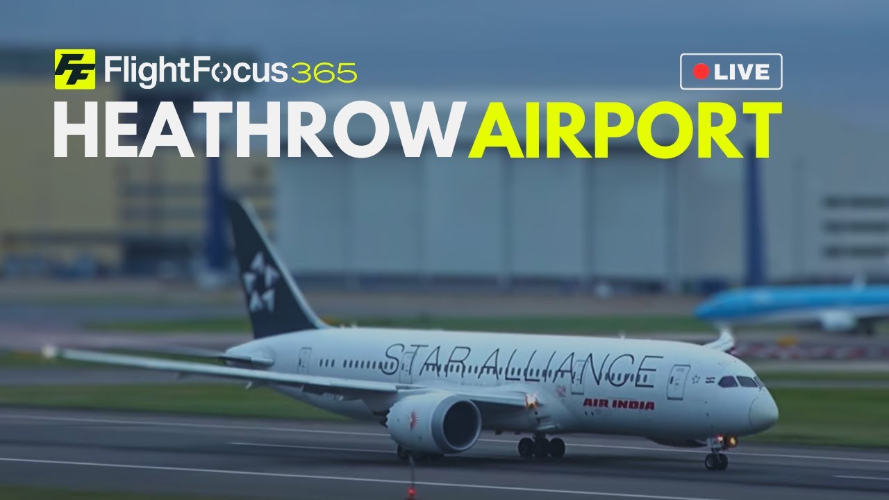 Live: London Heathrow Airport - YouTube